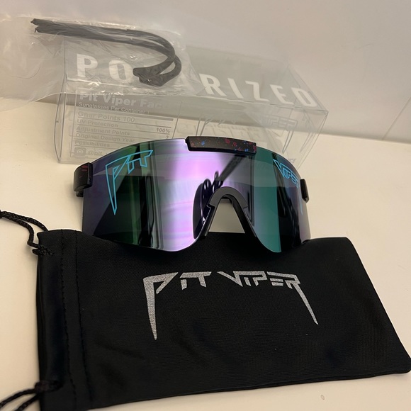 Pit Viper | Accessories | Brand New Pit Viper Purplegreen With Ear ...